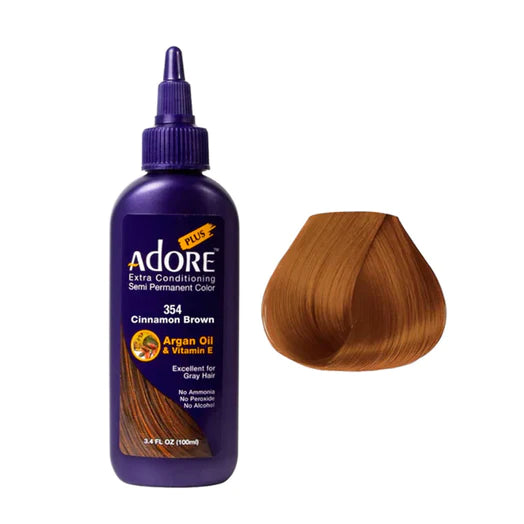 Adore Plus Semi Permanent Color Cinnamon Brown #354 – Alumer Beauty
